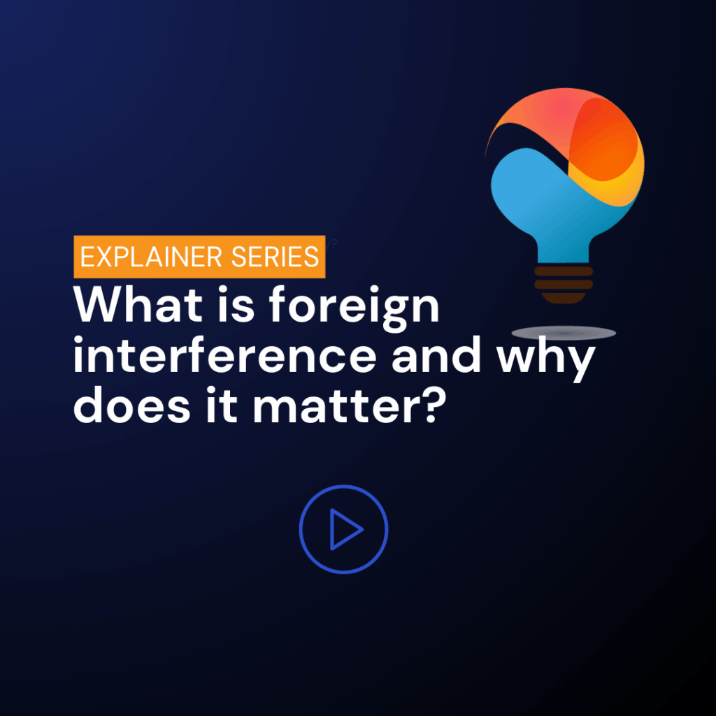 What is foreign interference and why does it matter? – Perth USAsia Centre